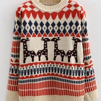 Fawn Hedging Sweater Yg10jk on Luulla