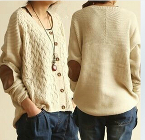 Loose Knit Cardigan Sweater Jacket on Luulla